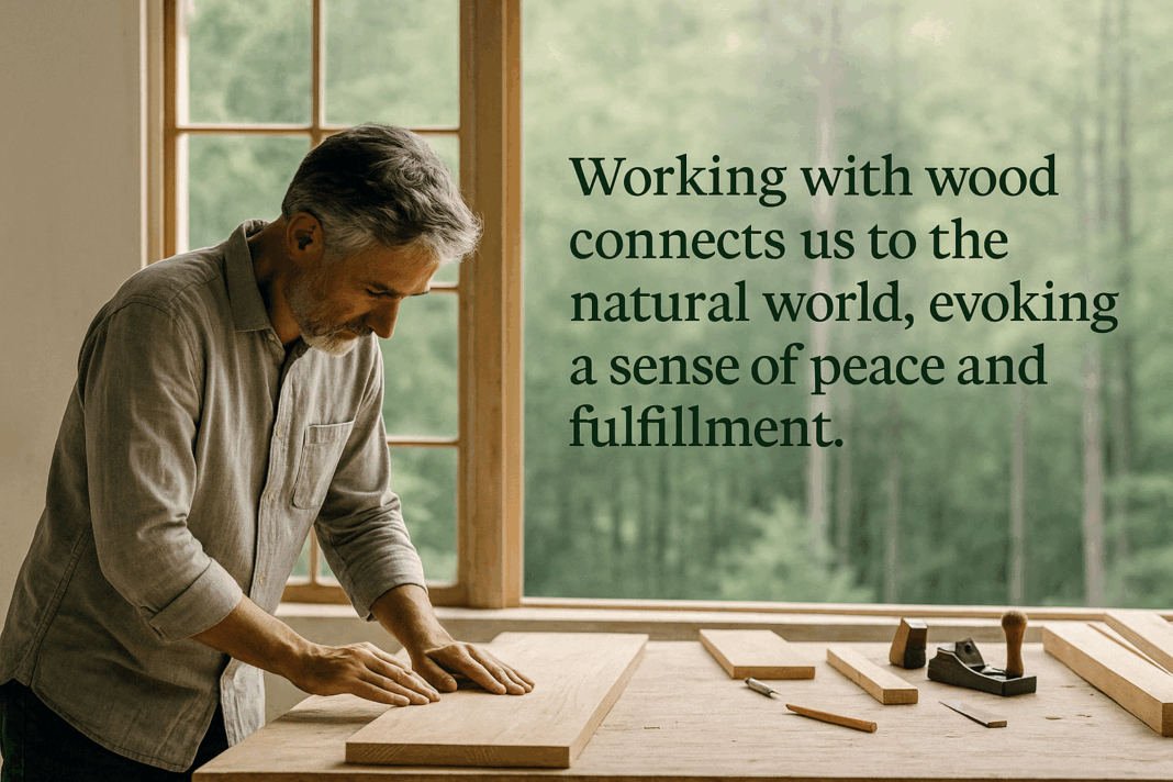Woodworking as Therapy: Crafting Wellness and Mindfulness - Wood Cures